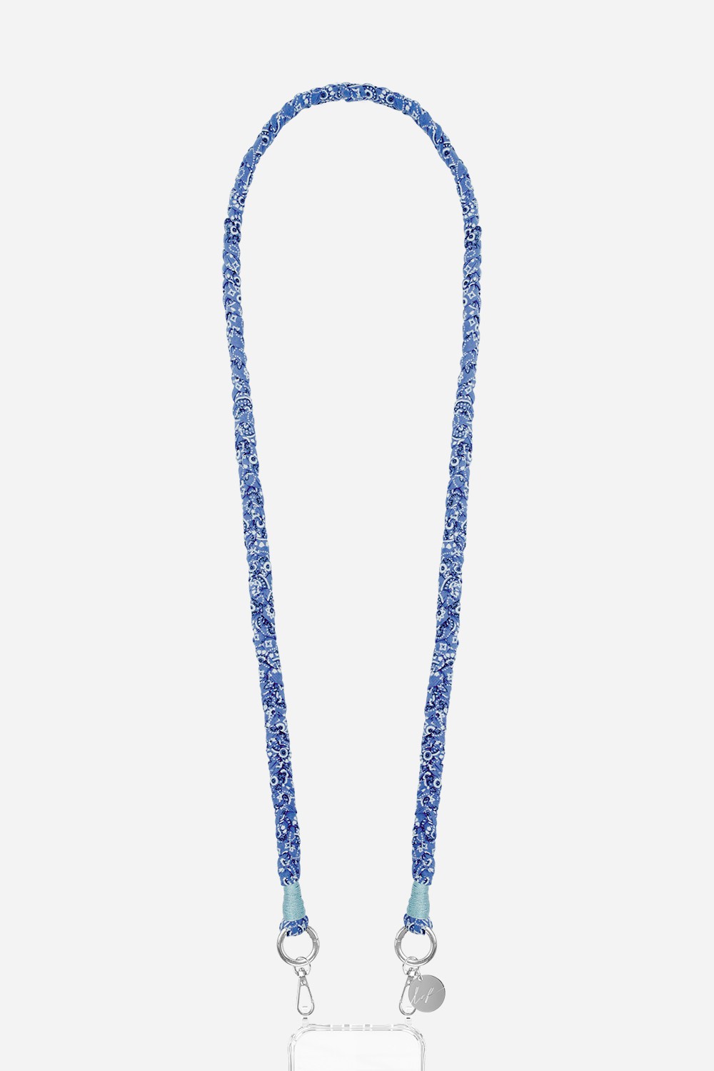 Della blue braided cord | LaCoqueFrançaise