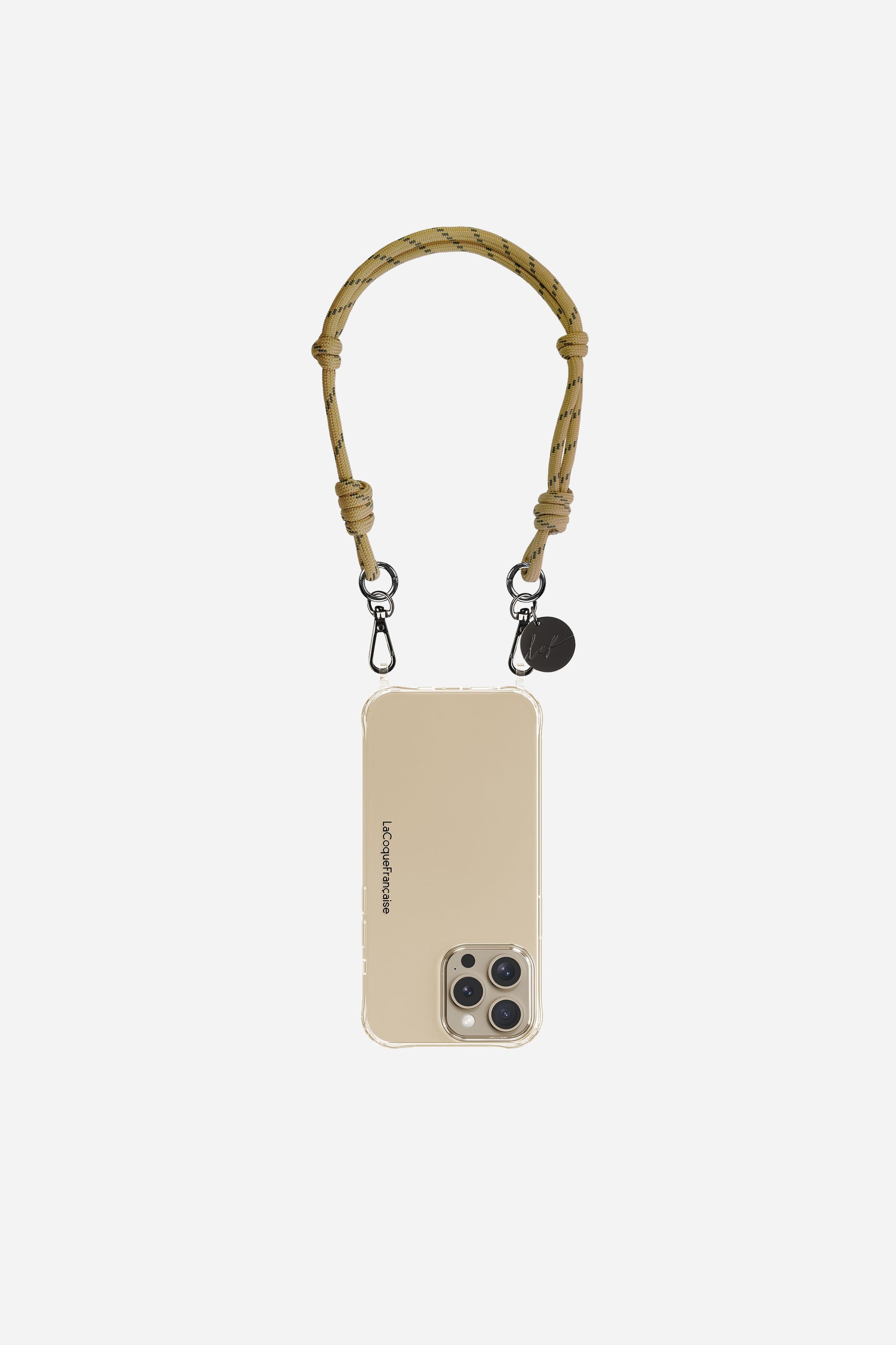 Short Phone Chain Liam Taupe 40 cm
